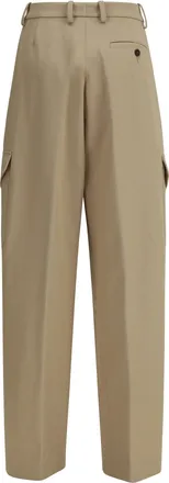 Givenchy Cotton-Wool Blend Cargo Pants - Beige