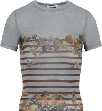 Jean Paul Gaultier Femme, Tops, Multicolore, Taille: 40 FR Mesh Baby Tee