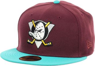 New Era Anaheim Ducks NHL Essential Lila T&uuml;rkis 59Fifty Basecap - 7-78