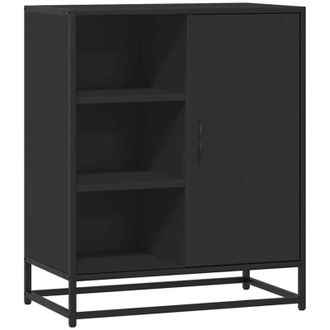 vidaXL Sideboard Schwarz 62x35x76 cm Holzwerkstoff - Vidaxl