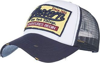 Generic Checke Casquette de baseball pour homme Casquette de baseball r&eacute;glable, bleu marine, Taille unique