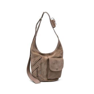 BA&SH Youyou Suede Shoulder Bag