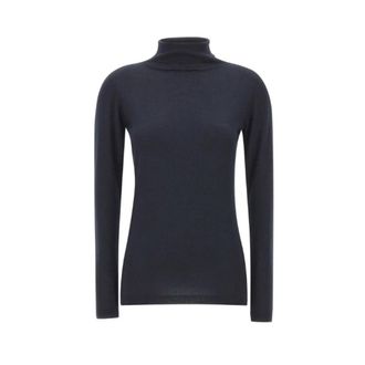 Fabiana Filippi Rollkragenpullover aus Kaschmir und Seide - - Knitwear - Damen - Blau - S