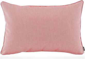 H.O.C.K. Sparkle Outdoor Kissen inkl. Füllung mit Keder wasserabweisend/lichtecht (6-7) für den Garten (60x40cm, Coral Rot)