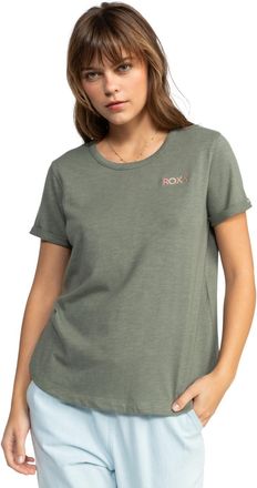 Roxy Damen Saturdaze Ss Tee T-Shirt, Agave Green, XS