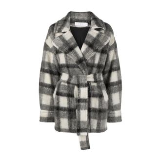 Iro Casual Graue Baumwolle Viskose Jacke - - Jackets - Damen - Grau - L