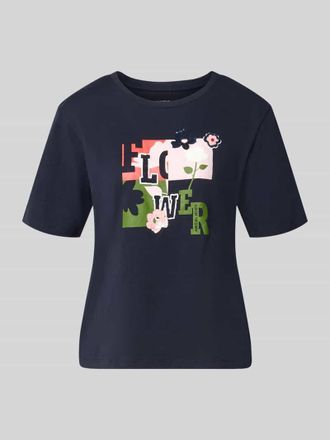 Marc Cain Regular Fit T-Shirt aus reiner Baumwolle