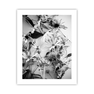 Arttor Poster ohne Rahmen Deko 40x50cm Blumen Schwarzweiß Fotografie Wandposter Art Prints Wanddeko Bild Wand Kunstdruck Wandbilder Dekoration Wohnzimmer Sch