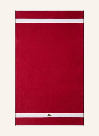 Lacoste Badetuch Lcasual rot