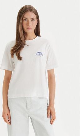 Calvin Klein Jeans T-Shirt LV047F801G Wei&szlig; Boxy Fit