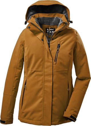 Killtec Damen Outdoorjacke Funktionsjacke mit abzippbarer Kapuze KOW 140 WMN Jckt wasserdicht, Winddicht, atmungsaktiv 00609-Mango 38