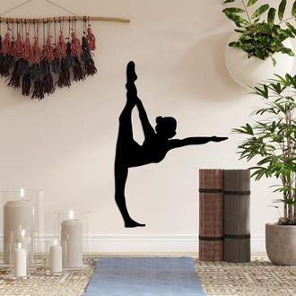 Hanah Home Stylish Black Decorative Metal Wall Accessory, 41 x 60 cm | 100% Metal, 1.5 mm Thickness | Perfect for Modern Home Decor & Unique Wall Art