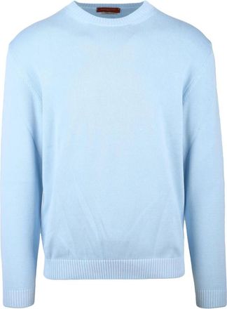 Daniele Fiesoli Homme, Pulls, Bleu, Taille: L Pull ras du cou
