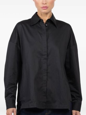 Tibi Gabe long-sleeve shirt - Schwarz