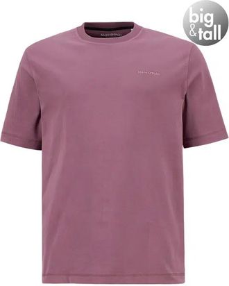 Marc O'Polo Herren T-Shirts rosa Baumwolle