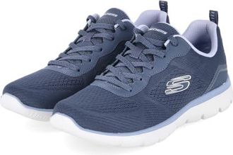 Skechers 150291 NVBL Baskets basses pour femme en textile et synth&eacute;tique Bleu Taille 35, bleu, 36 EU