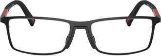Prada lunettes de vue PS 53QV à monture rectangulaire - Noir