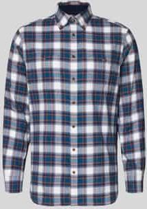 Christian Berg Regular Fit Freizeithemd mit Button-Down-Kragen