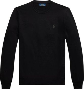 Ralph Lauren Homme, Pulls, Noir, Taille: S Pulls &agrave; col rond