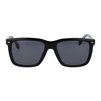 HUGO BOSS Homme, Accessoires, Noir, Taille: 55 MM Lunettes de soleil &eacute;l&eacute;gantes Boss 1317/S