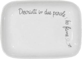 La Porcellana Bianca Le Onesti Rechteckiger Teller 15 x 10 cm, Porzellan