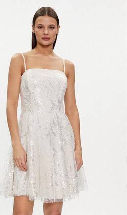 Rinascimento Rinascimento Coctailkleid CFC0117811003 Écru A-Line Fit