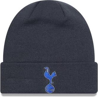 New Era Tottenham Hotspur FC Bonnet tricot&eacute; avec logo officiel Bleu Taille unique, bleu, taille unique