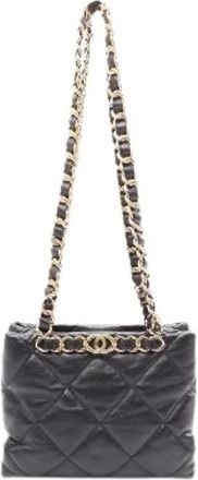 Chanel Pre-owned Sac shopping Matelass&eacute; Petit Mod&egrave;le - Femme - Pre-owned - Noir - Taille: ONE Size