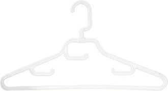 MSV 120er-Pack Kleiderbügel aus Kunststoff, hohe Festigkeit und Tragfähigkeit, Gebogene Seiten, verformt Sich Nicht, für alle Arten von Kleidung, Grau