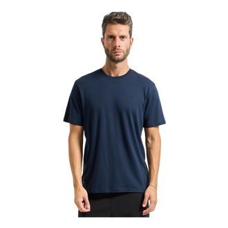 Calvin Klein T-shirts et Polos Bleus - Homme - Tops - Bleu - Taille: L