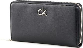 Calvin Klein Slim Zip Around Wallet CK Black