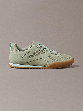 Calvin Klein Ck Kayla - Runner Sneakers Aus Wildleder - Sage Mist/glacier Mist/mint Sauce - Damen - EU 38