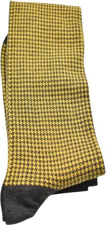 Alto Milano Homme, Sous-v&ecirc;tements, Jaune, Taille: ONE Size Bombay Lungo Sock