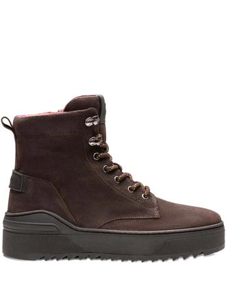 Bogner bottines &agrave; lacets - Marron