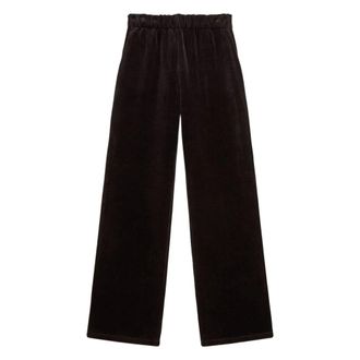 Golden Goose Baumwollhose mit weitem Bein - - Trousers - Damen - Schwarzk - XS