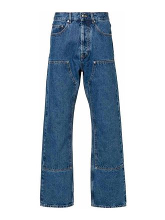 Palm Angels Jean Droit - Bleu