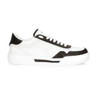 Dolce & Gabbana Blanca Coco Schwarzer Sneaker - - Shoes - Herren - Wei&szlig; - 44 EU