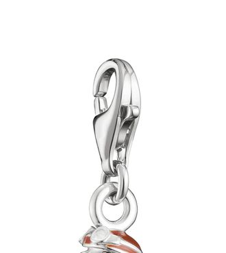 Thomas Sabo Peanuts Snoopy-Charm auf Vespa aus Originalsilber in Silber, Schwarz, Rot