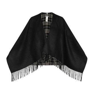 Burberry Wollponcho - - Jackets - Damen - Schwarzk - ONE SIZE