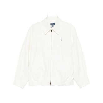 Ralph Lauren Femme, Vestes, Blanc, Taille: 38 FR Bomber Jacket