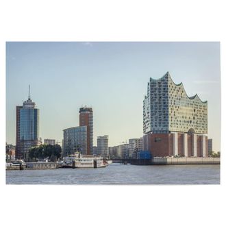artboxONE Poster 30x20 cm Hamburg Städte Elbphilharmonie Hamburg Hafen - Bild Hamburg City Elbe