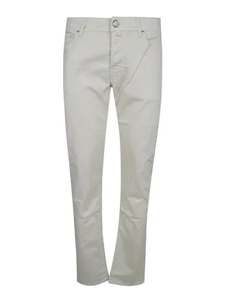 Jacob Cohen Jean Skinny - Cr&egrave;me