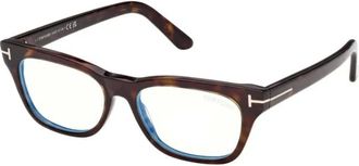 Tom Ford unisex, Accessoires, Brun, Taille: 53 MM Lunettes de vue