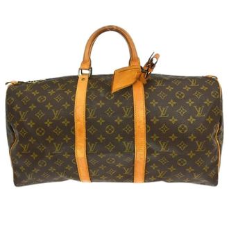 Louis Vuitton unisex, Pre-owned, Brun, Taille: ONE Size Sac Keepall Pre-owned