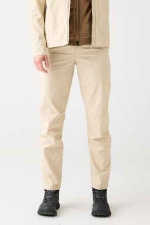 Knowledge Cotton Apparel Damen vegan Hose Vent Canvas 200 Light Feather Gray