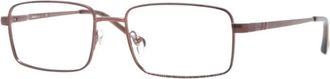 Sferoflex Homme, Accessoires, Brun, Taille: 55 MM Monture en métal Lunettes Marron Mat