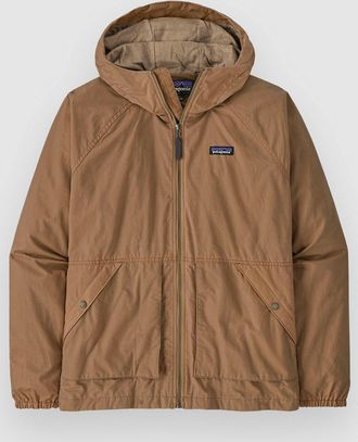 Patagonia Lw Waxed Cotton Jacke slab khaki