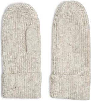 Pieces Pcmoella Mittens Noos BC Mitaines, Couleur : Gris, Taille Unique Femme