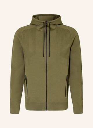 HUGO BOSS Sweatjacke Active Push gruen