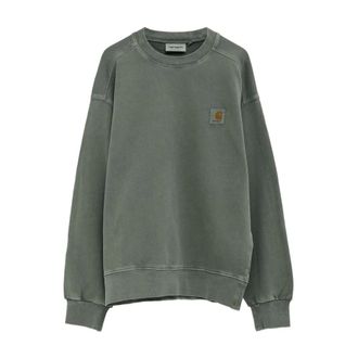 Carhartt Work in Progress Homme, Sweatshirts et sweats &agrave; capuche, Vert, Taille: M Sweat &agrave; Coupe Ballon en Jersey de Coton